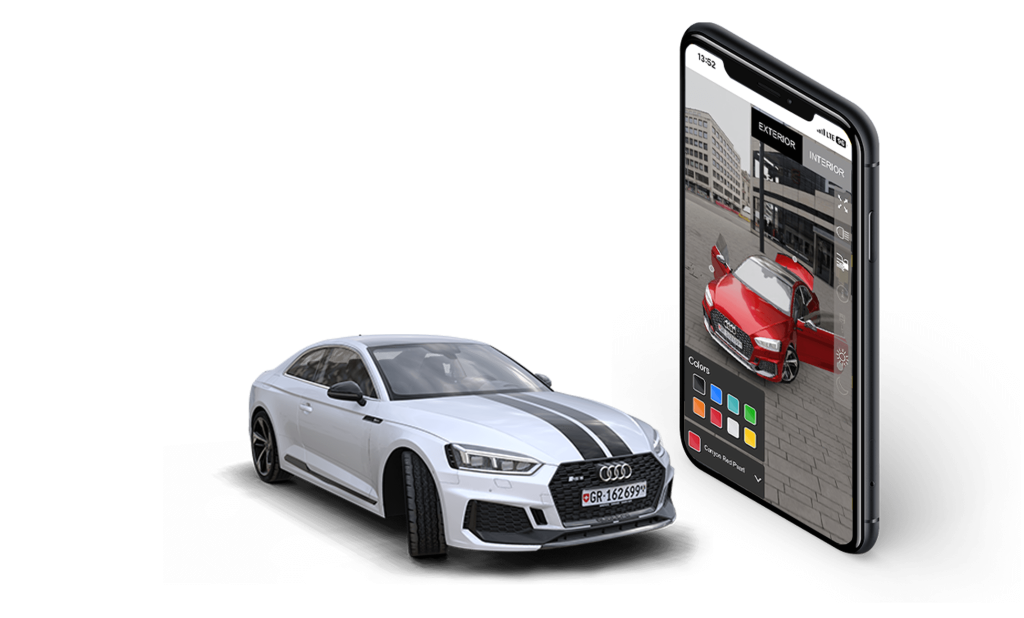 Configurator for car customization services - 3D Product Configurator