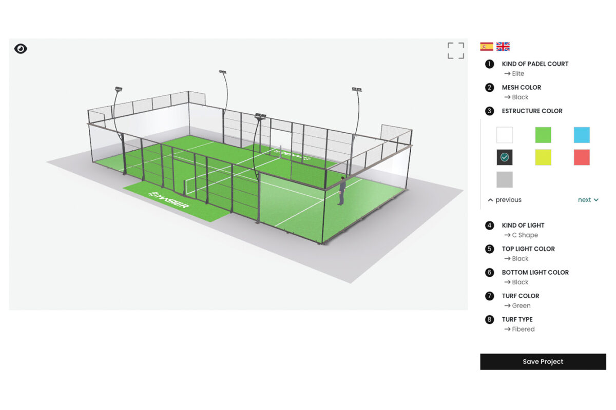 Maximize Sales with the 3D Padel Court Configurator - 3D Product ...